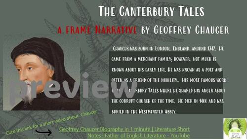My Perspectives: The Canterbury Tales Digital Introduction Lesson and Vocab