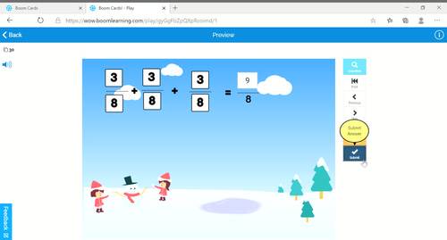 Adding Fractions With Unlike Denominators Boom Cards Distance Learning
