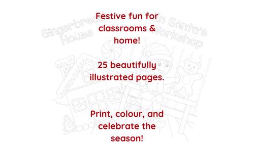 Christmas Colouring Worksheets | 25 Printable Festive Pages to Colour