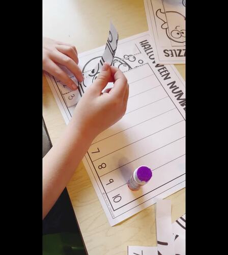 Halloween Number Puzzles Activity | Counting 1-20 by Kids and the Classroom