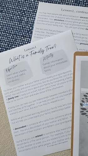 Family Tree Unit Study by Heritage Letter | TPT