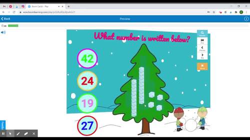 Winter Math Place Value Within 1000 Boom Cards 1st Grade Math Digital ...