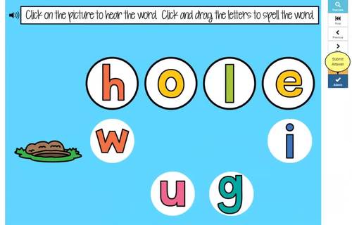 CVCe Words Spelling for Long Vowel o Boom™ Cards by Primary Tidbits