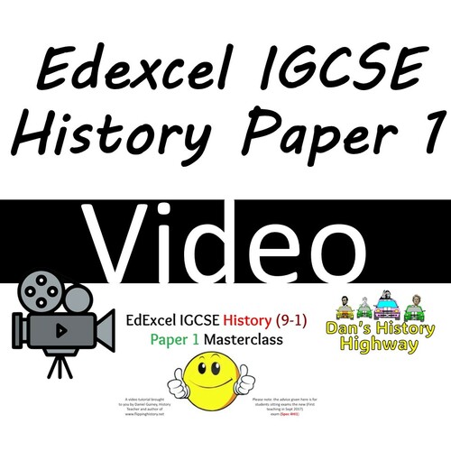 EdExcel IGCSE History Paper 1 (9-1) - Exam Technique Video | TPT