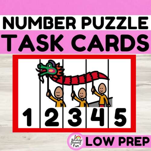 CHINESE NEW YEAR NUMBER PUZZLES, KINDERGARTEN MATH CENTERS, FUN MATH ...