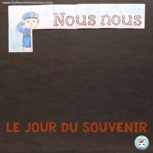 French Remembrance Day French Collaborative Poster LE JOUR DU SOUVENIR