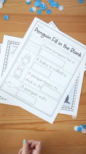 Penguins - A Science & Literacy Penguin Research Unit for Kindergarten ...