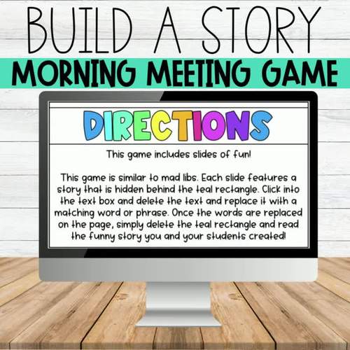 Morning Meeting Games and Activities | Story Making Classroom Game ...