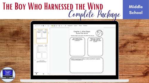 No-Prep: The Boy Who Harnessed the Wind Complete Digital Bundle (Google ...