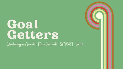 Goal Getters: Growth Mindset + SMART Goals Lesson & Editable Worksheet