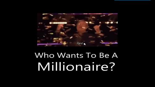 General knowledge Quiz and game. Who Wants To Be A Millionaire | TPT