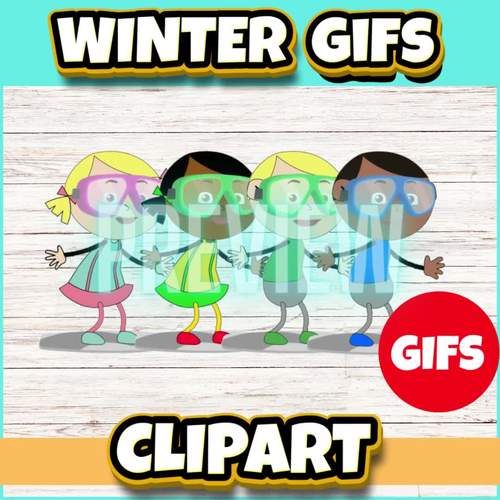 Winter Sports Kids Clip Art teacher pay teacher by Teachers Resource Store