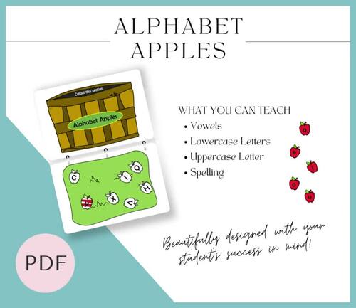 Alphabet Apples by Curiosity Academy | TPT