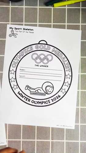 Winter Olympics 2026 Gold Medalist MedalCraft |Winter Sports Art ...
