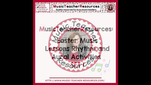 Easter Music Activities - Rhythm & Aural Worksheets - Middle School