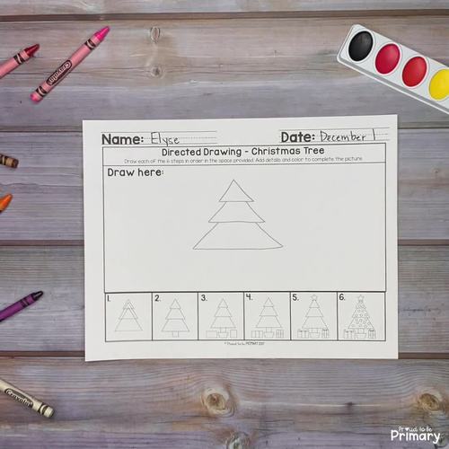 Christmas Directed Drawings - Santa Claus, Reindeer, Elf, Tree ...