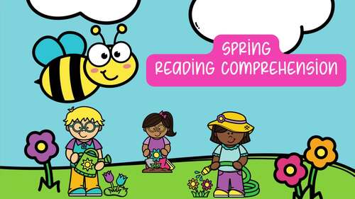 Spring Reading Worksheets May Reading PreK Kindergarten First Grade TK
