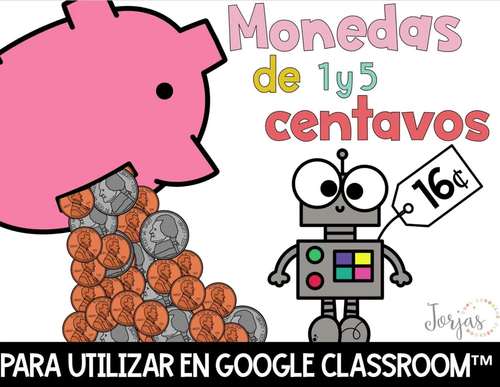 Dinero monedas de 1 y 5 centavos DIGITAL Money Activities Seesaw Google ...