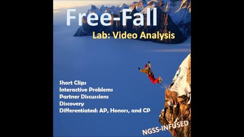Physics: Free Fall Interactive Video Problems (Lab) by Physics Burns