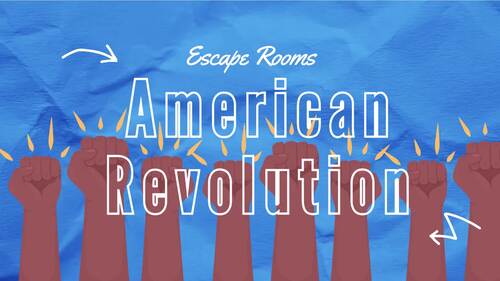 American History Escape Room Pack| Revolutionary War, Civil War ...