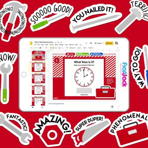 Elapsed Time Math Review Game | Easel Google Slides PowerPoint Smart Board