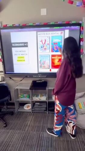 Life Skills - Movie Rental Kiosk Simulation - CBI - Special Education