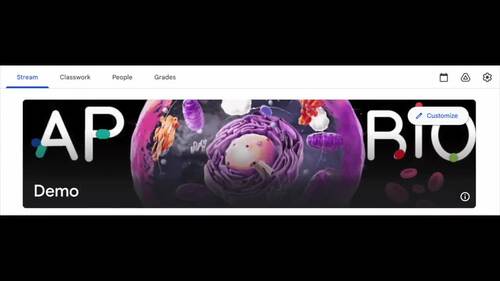 ANIMATED Google Classroom™ Banners Headers AP BIOLOGY Advanced ...