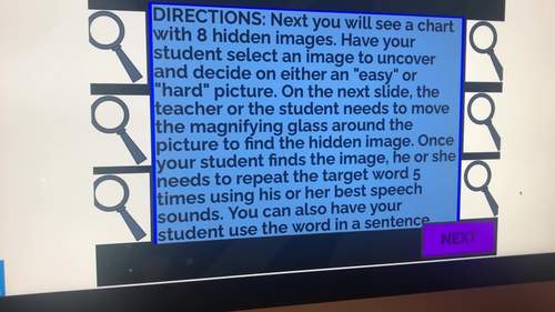 SPEECH THERAPY BOOM CARDS; I Spy S Blends Bundle with Magic Magnifying ...