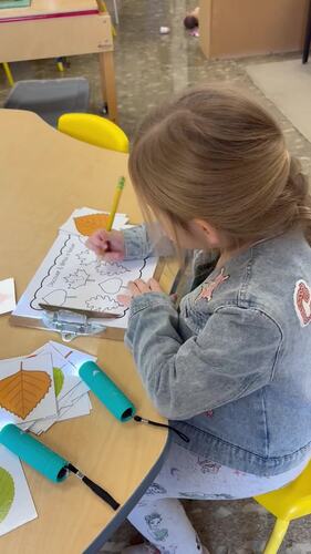 Leaf Letter Flashlight Activity | Alphabet, Light Table, or Science Center