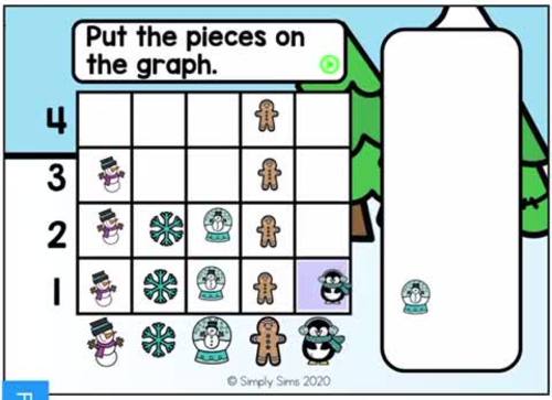 Boom Cards | Math | January | Winter | Graph | Count | Addition ...