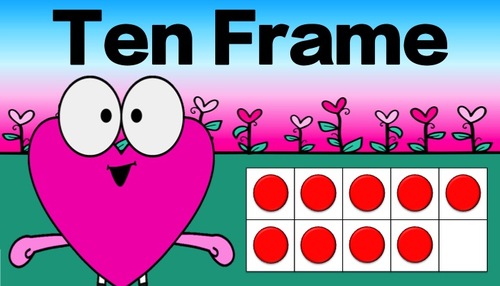 Valentines: Ten Frame: Math Brain Break by Move and Groove Math | TPT