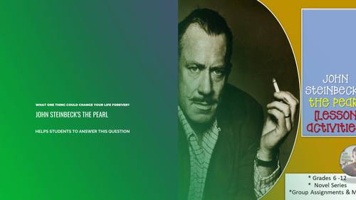 THE PEARL [LESSON ACTIVITIES] by The Angry Teacher Store | TPT