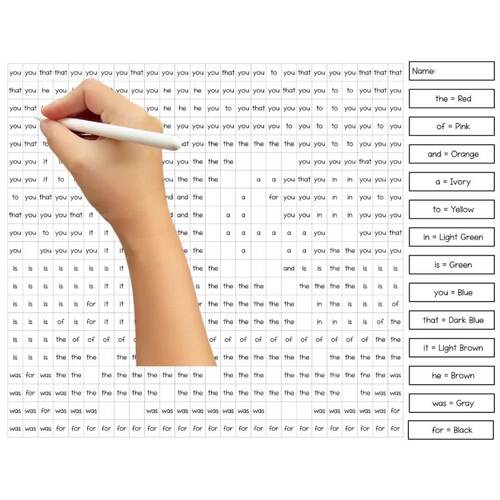 Christmas Color by Sight Words - Mystery Pixel Arts | No Prep Just Fun!