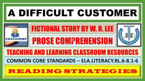 A DIFFICULT CUSTOMER - READING A FICTIONAL STORY - BUNDLE by JOHN DSOUZA