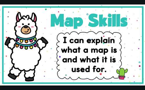 1st Grade Social Studies Map Skills Lesson Slides, Worksheets, and ...