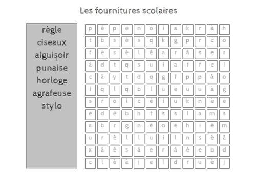 La rentrée: les fournitures scolaires (Vocabulary/Writing/Digital ...