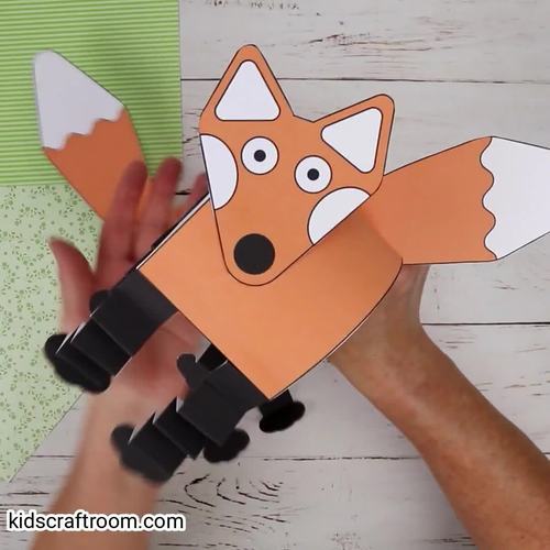 Fox Puppets - Autumn Craft - Fall Craft - Fox Craft - Puppet Craft