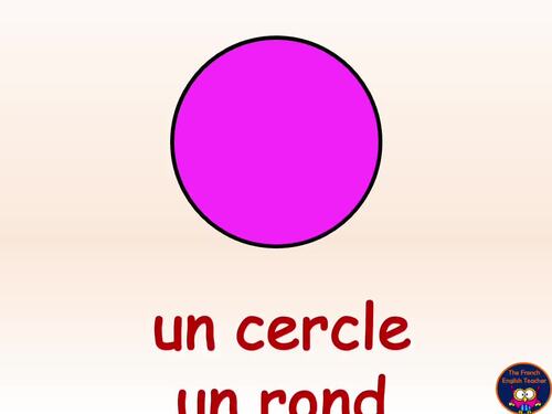 LES FORMES GÉOMÉTRIQUES - POWERPOINT on geometric shapes vocabulary in ...