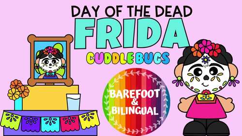 Frida Day of the Dead Clipart | Cuddlebugs | Dia de los Muertos Clipart