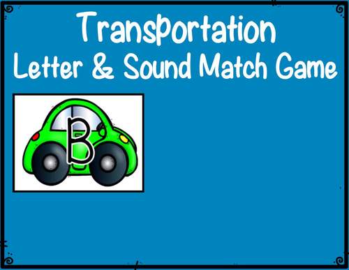 Kindergarten Transportation Themed Literacy & Math Centers & Activities
