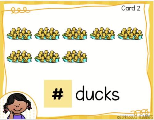 Spring Counting by 10s Count the Room Kindergarten Math Center | TPT