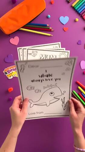 Mother's Day Colouring Sheets | Cute Animals, Fruit & Veggie Puns