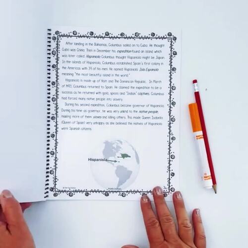 Christopher Columbus - Close Reading - Fact and Opinion - US History