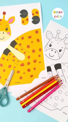 Low Prep Paper Cone Giraffe Craft | Zoo & Wildlife Animal Activity ...