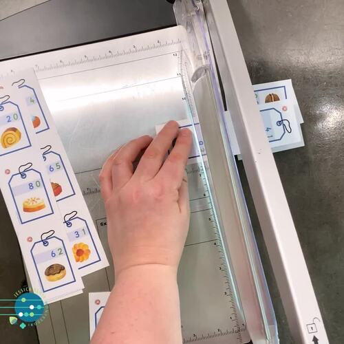 Montessori Math Game Bakery Shopping Tags by Jessica Renee Montessori