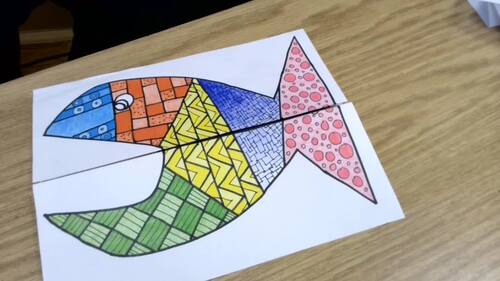 Folded Fish (Video 3 of 4) by Art and Design by Janie Walrus | TPT