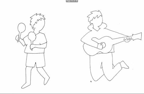 Music Themed Colouring Page Bundle by mixmakemusic | TPT