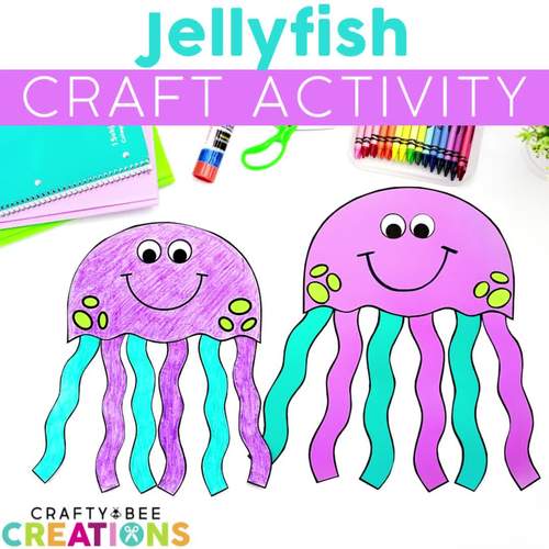 Jellyfish Craft Ocean Animals Habitat Activities Sea Life Theme ...