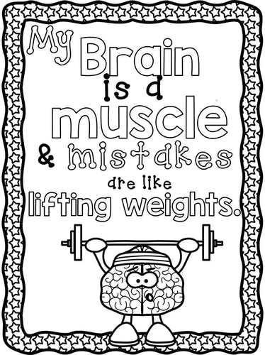 Growth Mindset Coloring Pages by Page Products | TPT