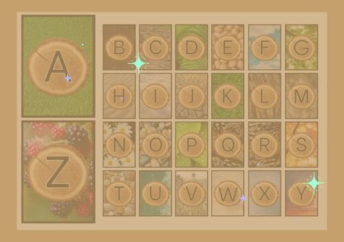 ABC Nature Flashcards | Nature Alphabet | Uppercase and Lowercase